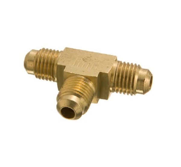 IFAS P/N 14TEE. 1/4" 45° Tee. Package Quantity 5 Brass Pieces ...