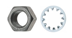 IFAS P/N FDNLW 3/4-16 Hex Nut & 3/4" Internal Tooth Lock Washer ...