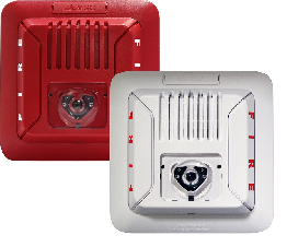 IFAS P/N FHS400CRR Mircom FHS-400 Series Ceiling Mount Horn/Strobe, Red ...